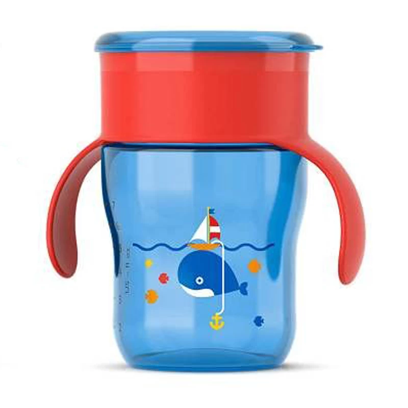 Avent magična šolja 260ml, Crveno Plava :: 4Kids