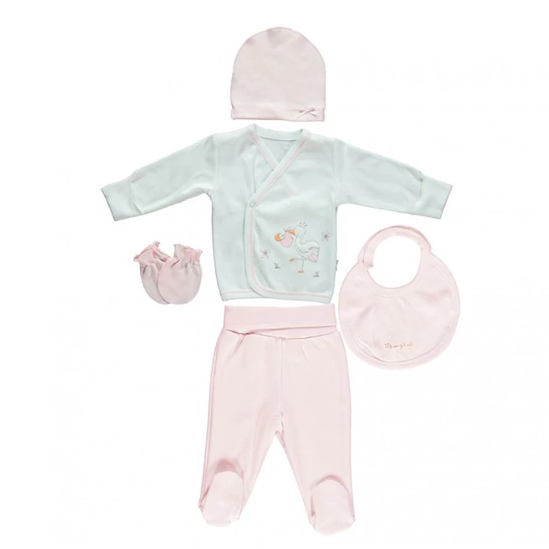 Bebetto set za bebe devojčice, 62 :: 4Kids