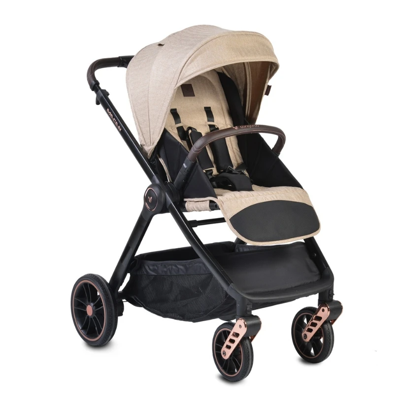 Cangaroo Macan kolica za bebe 3u1 Beige, 0m+ :: 4Kids