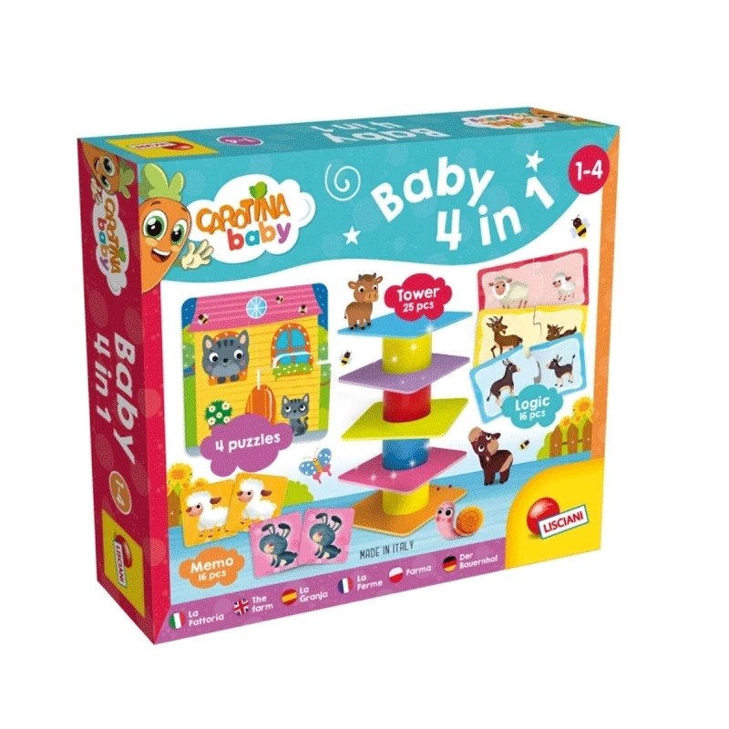 Carotina edukativna igra 4u1 The Farm :: 4Kids