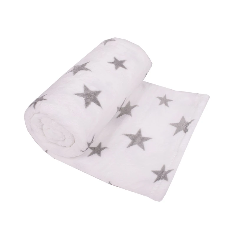 Jungle ćebe za bebe Zvezdica Bela, 130x180cm :: 4Kids