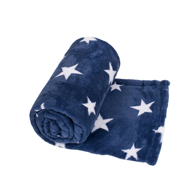 Jungle ćebe za bebe Zvezdica Teget, 100x130cm :: 4Kids