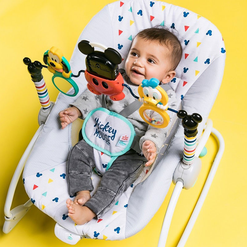 Kids II Disney ležaljka Mickey Mouse Rocker, 0m+ :: 4Kids