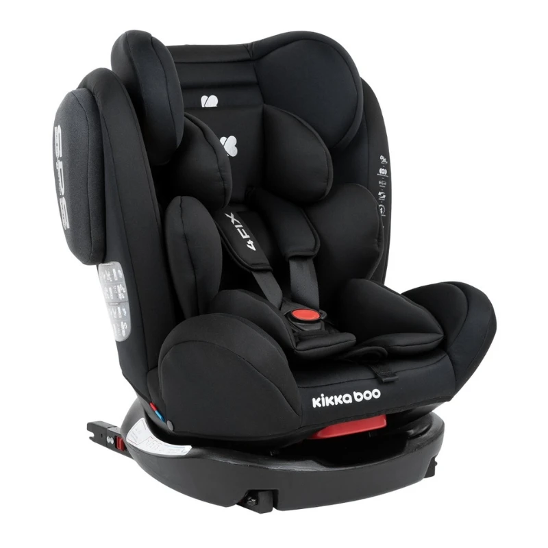 Kikka Boo 4 Fix Double Isofix auto sedište Black :: 4Kids
