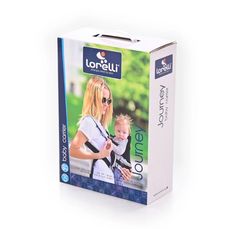 Lorelli kengur za bebe Journey Grey & Black :: 4Kids