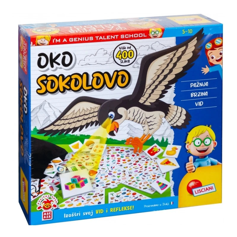 Mali Genije društvena igra Oko Sokolovo :: 4Kids