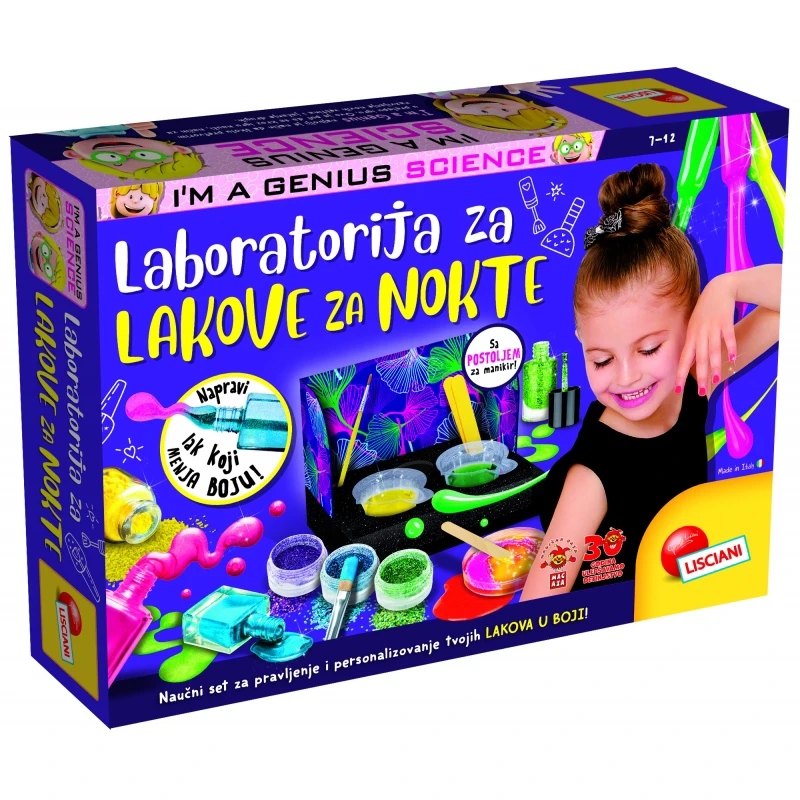Mali Genije set Laboratorija Za Lakove za Nokte :: 4Kids