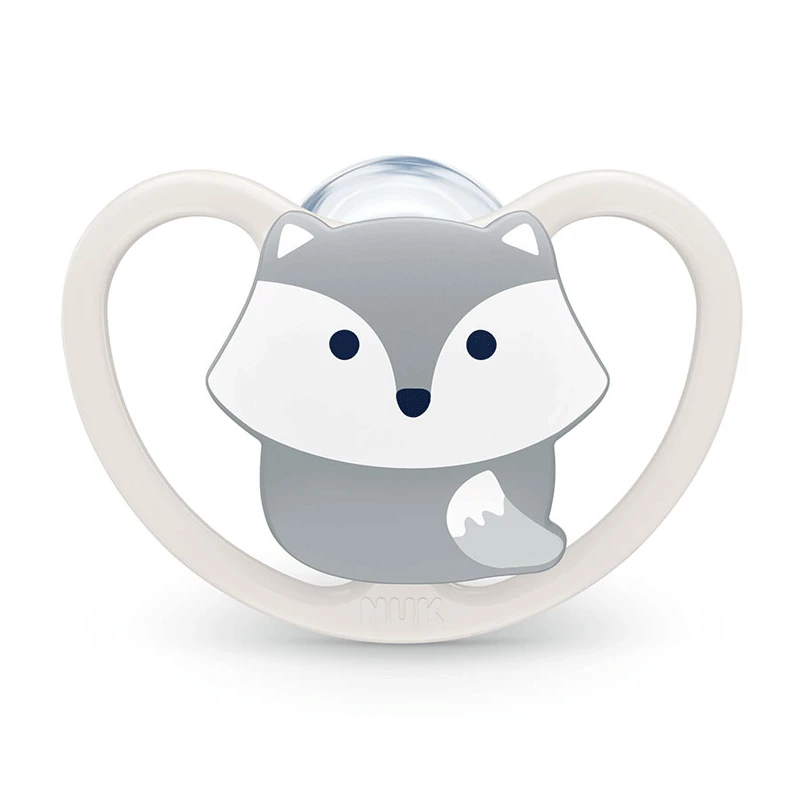 Nuk varalica silikon u kutiji Space Rakun, 0-6m