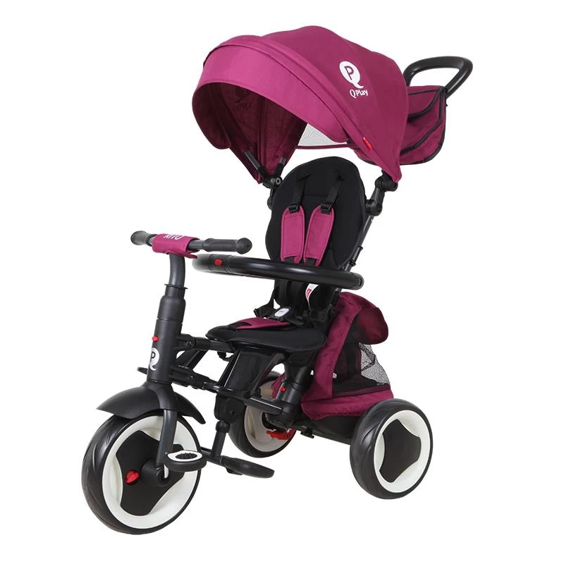 QPlay Tricikl Rito Plus Purple, 10m+ :: 4Kids