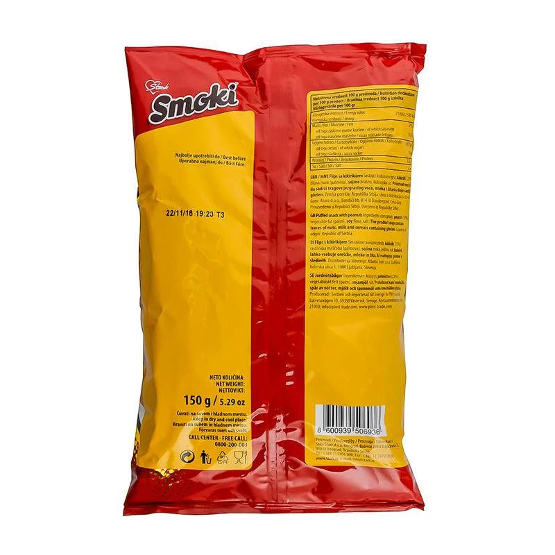 Štark Smoki sa kikirikijem, 150g :: 4Kids